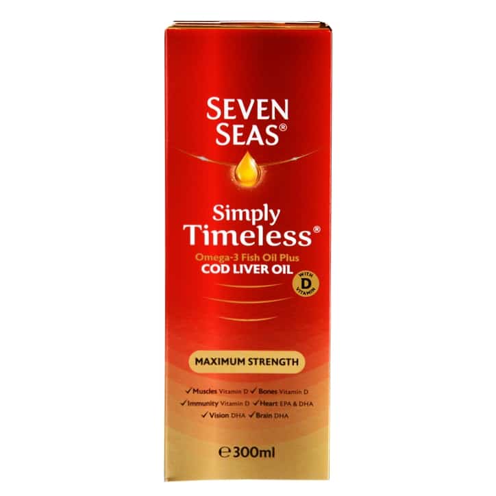 Buy Seven Seas Cod Liver Oil Syrup Orange Flavour 300ml - Malta