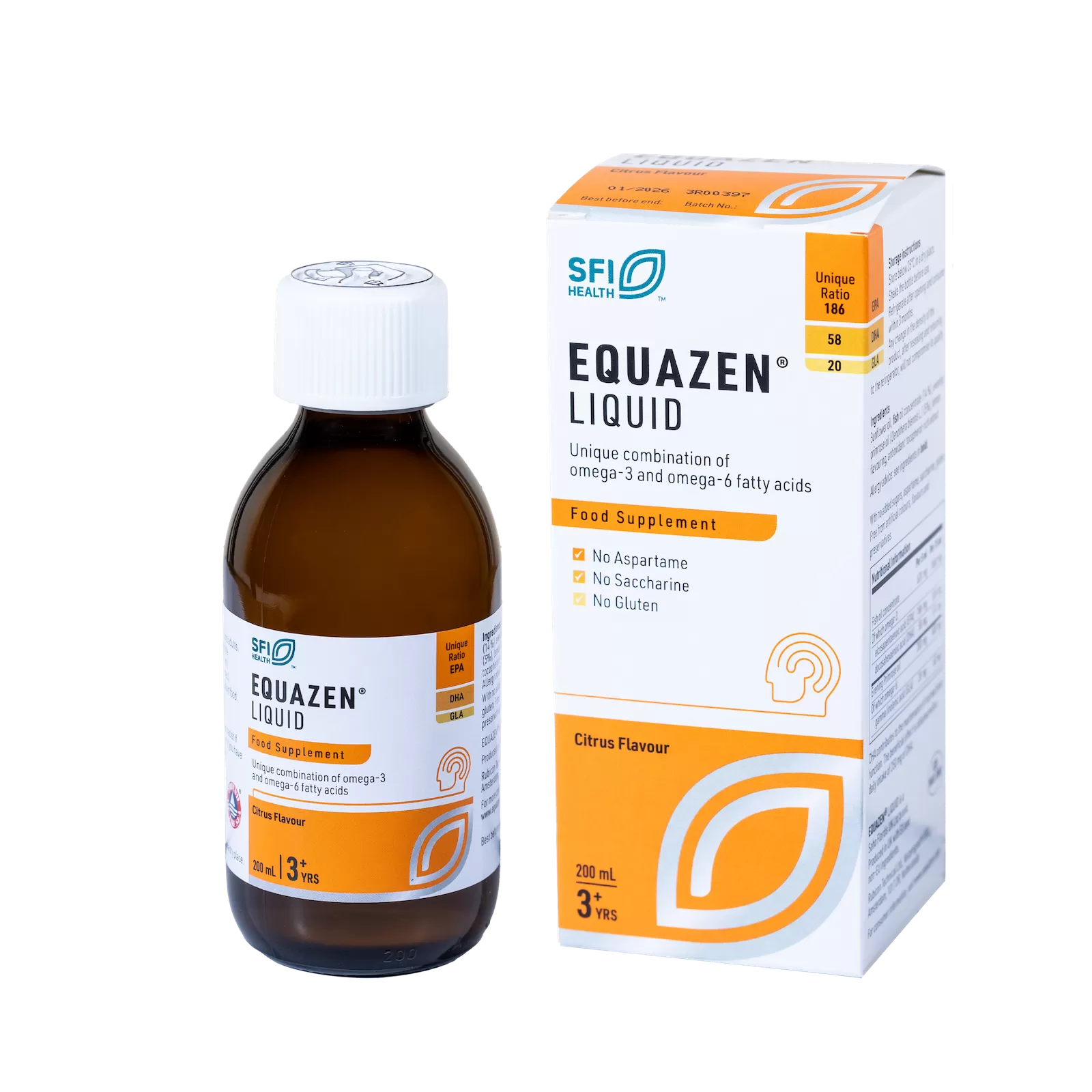 Buy Equazen Eye Q Children's Liquid Syrup Citrus 200Ml - Malta