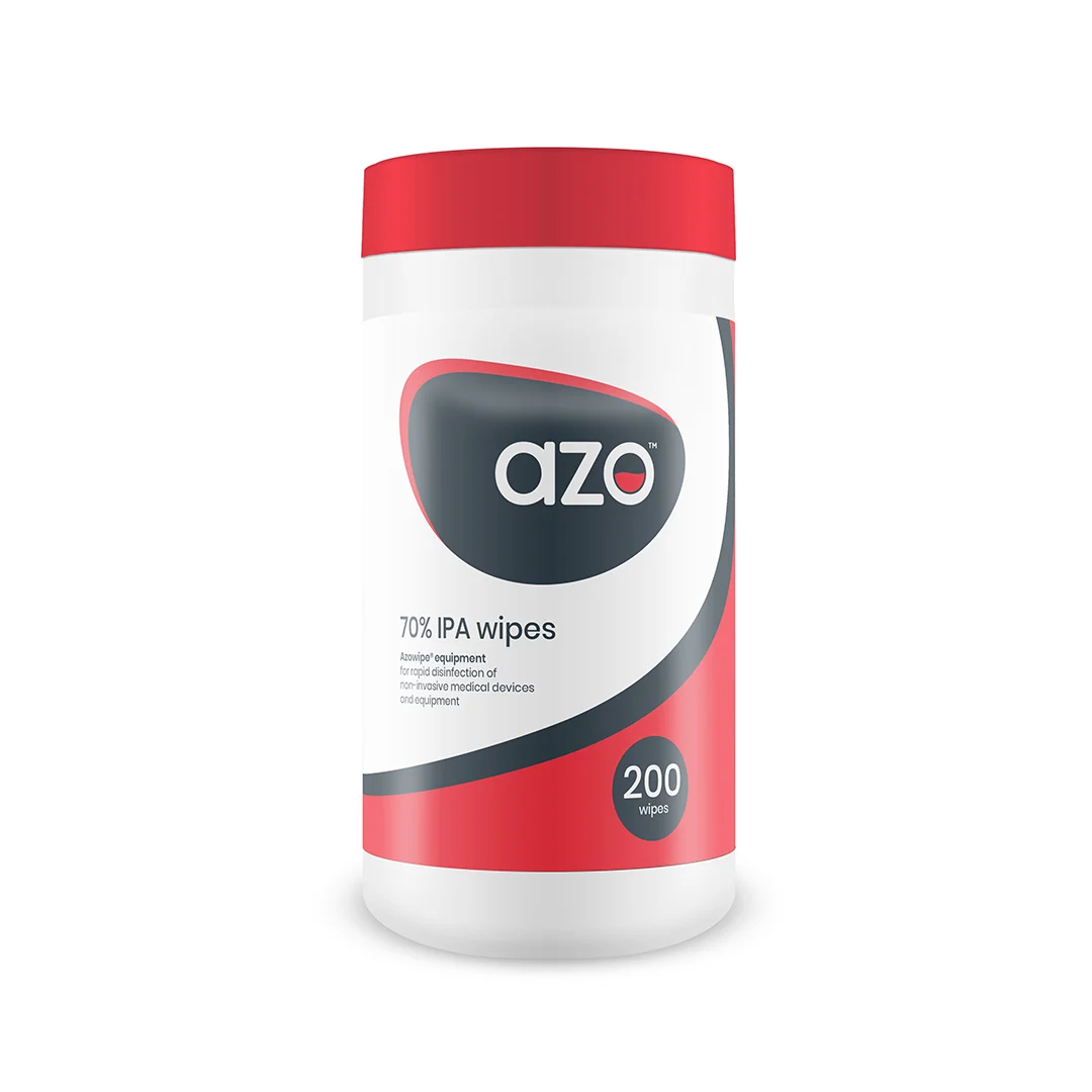 Buy Azo 70 % IPA Equipment Wipes x 200 - Malta
