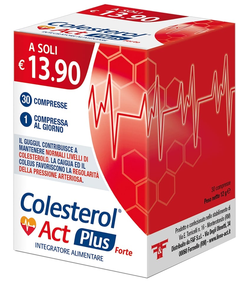 Buy Colesterol Act Plus Forte X30 Tablets - Malta