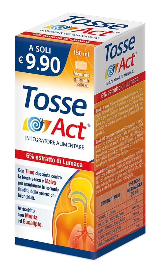 Buy Tosse Act Syrup 150Ml - Malta