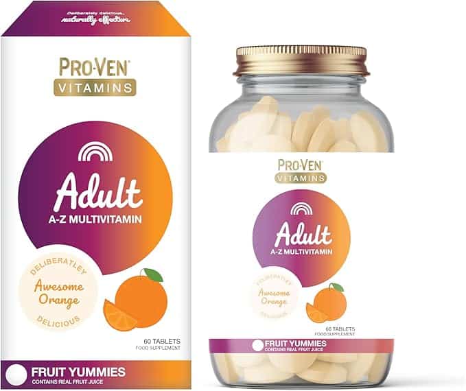 Pro-Ven Adult 60 Fruit Chewable Multivitamins - Malta