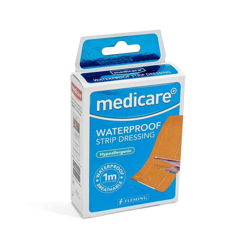 Buy Medicare Waterproof Strip Dressing 10 Strips 1M - Malta