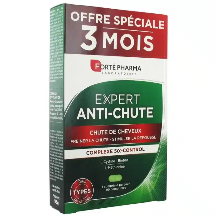 Buy Forté Pharma Expert Anti-Chute Hair Loss X90 tablets - Malta